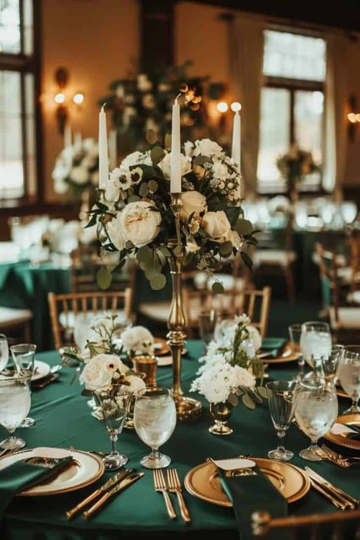 Emerald Green And Gold: A Regal Palette For A Timeless Wedding ...
